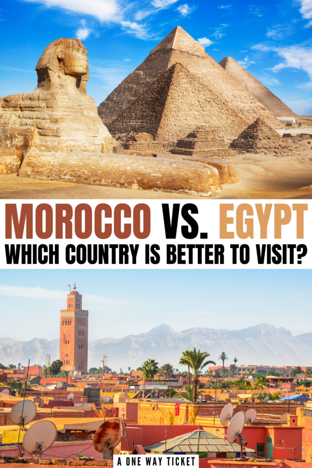 Morocco vs. Egypt: Which Incredible Country Should You Visit? - A One ...